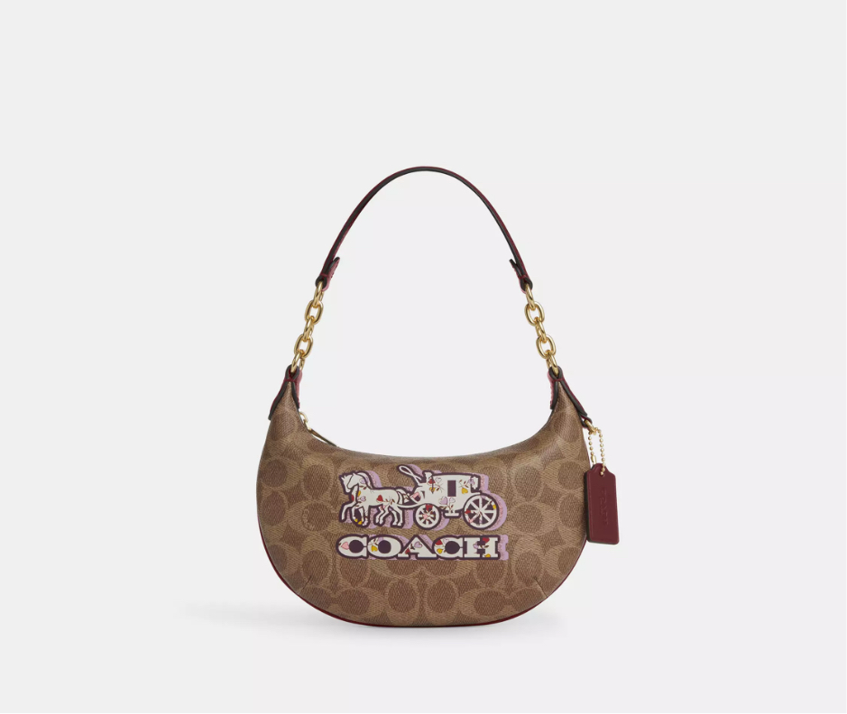 Coach Mini Payton In Signature Canvas With Horse & Carriage Print ...